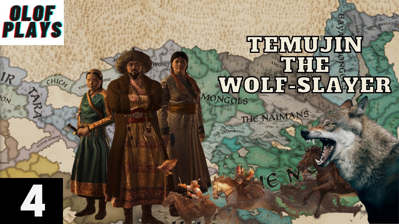 Olof Plays Crusader Kings III - EP 4 - Temujin The Wolf-Slayer - YouTube
