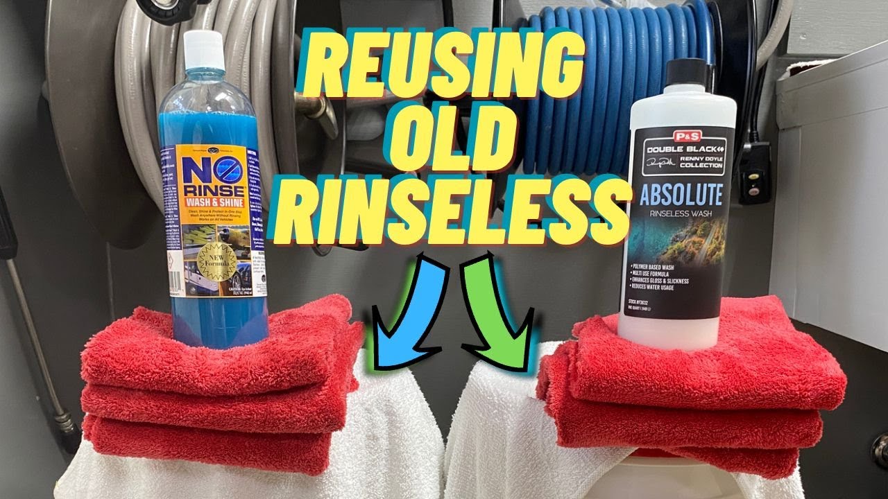 Using Rinseless after 2 weeks - YouTube