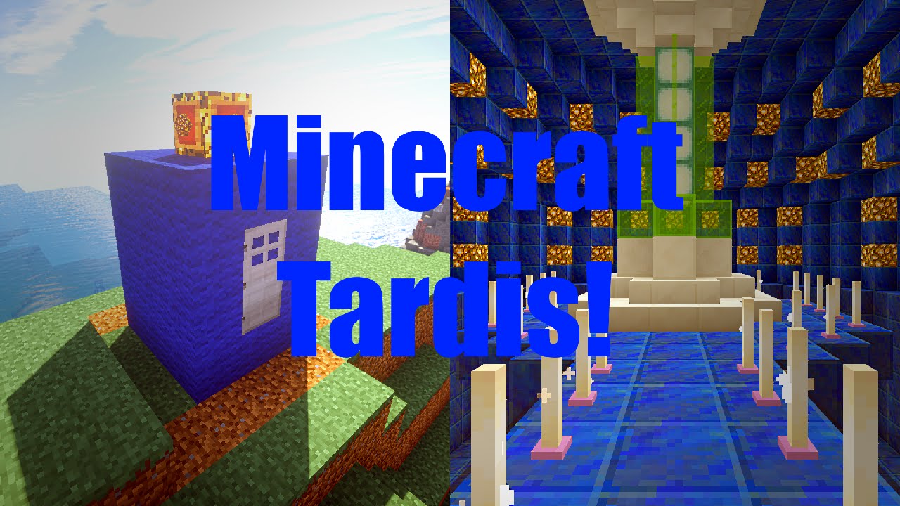 Minecraft Working Tardis! In Vanilla Minecraft! Using Command Blocks ...