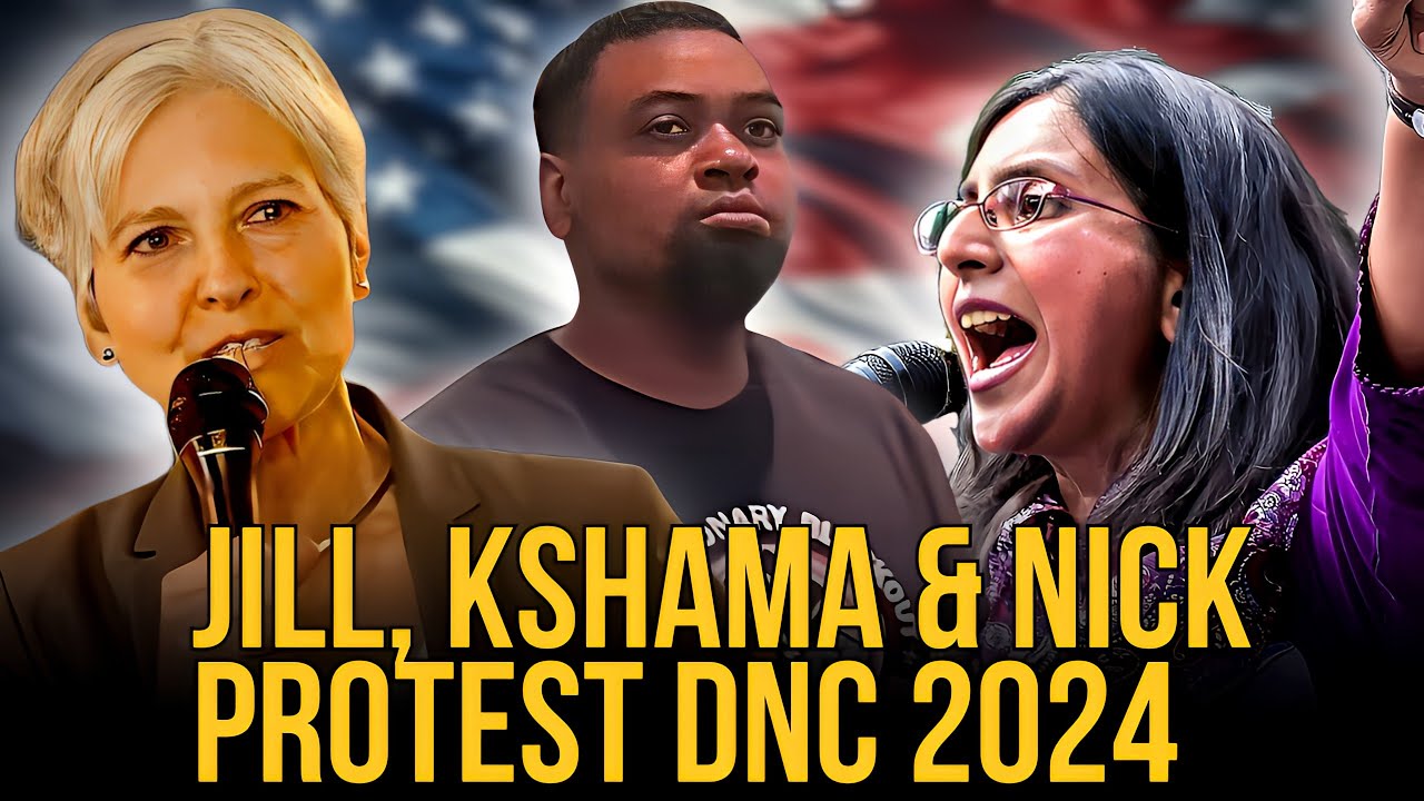 Jill Stein, Kshama Sawant & Nick Cruse POWERFUL DNC Protest - YouTube