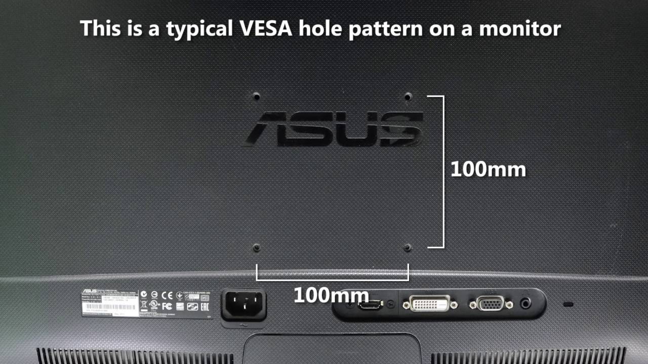 VESA mount tips by VIVO - YouTube