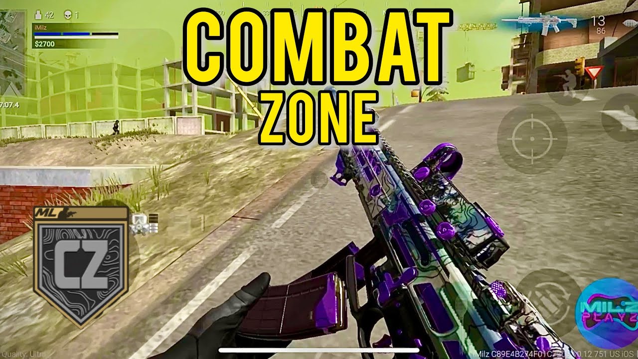 Combat Zone Gameplay iPhone 15 Pro Max Ultra Graphics!!! - YouTube