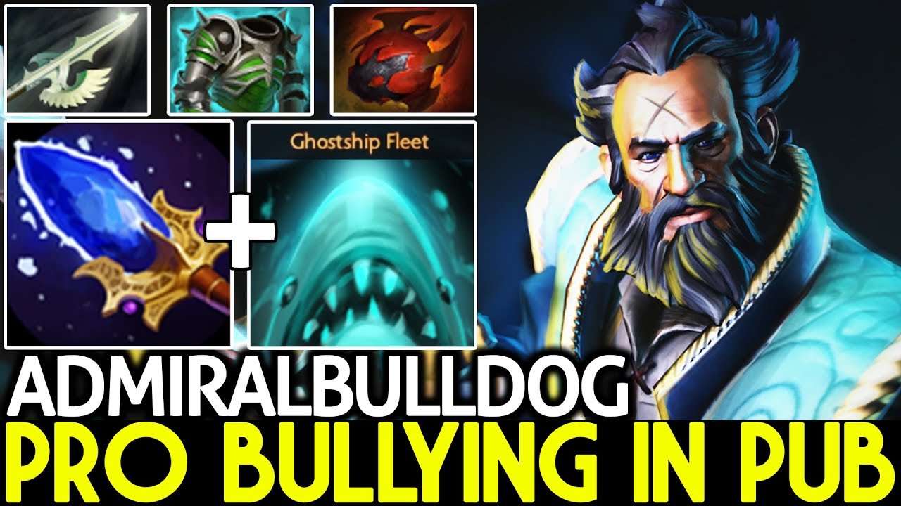 AdmiralBulldog [Kunkka] Pro Bullying in Pub Scepter Gameplay 7.22 Dota ...