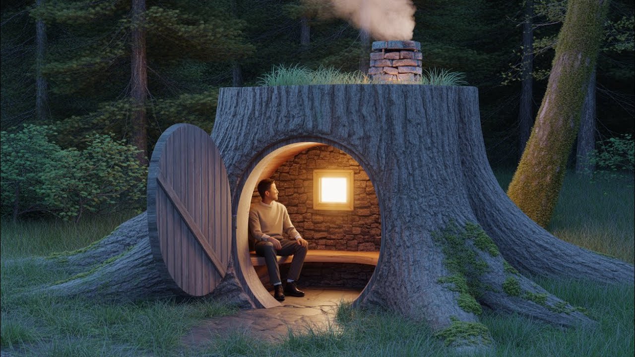 From a Hollow Thousand-Year-Old Tree Stump to the Ultimate Survival ...