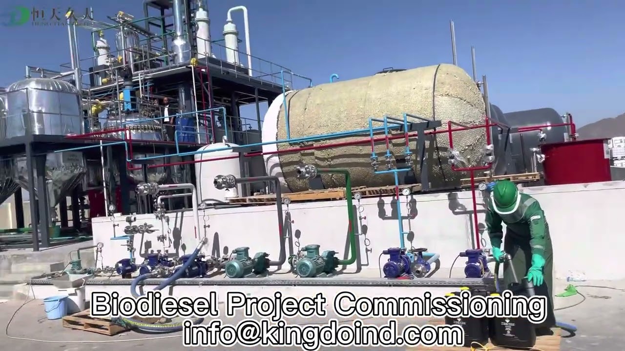 10 Ton Per Day Skid-Mounted Biodiesel Factory &Biodiesel Machines Under ...