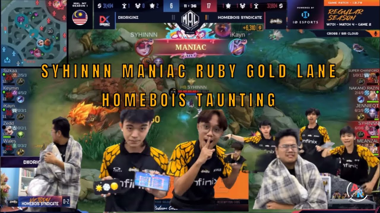HOMEBOIS SYNDICATE TAUNTING MAL 🔥 SEJUKKKKKKK.. - YouTube