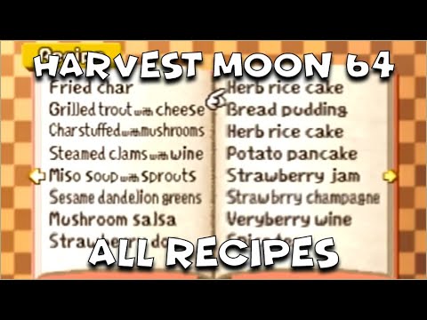 HMV5 Part 21 - All Recipes by Sam_Van_Dam in 1:50:17 - Harvest Moon 64 ...
