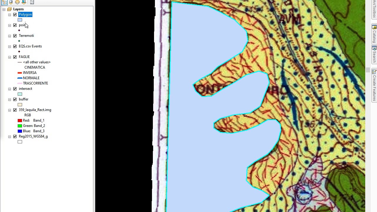 ArcMap ArcGIS v10x Clip Polygon - YouTube