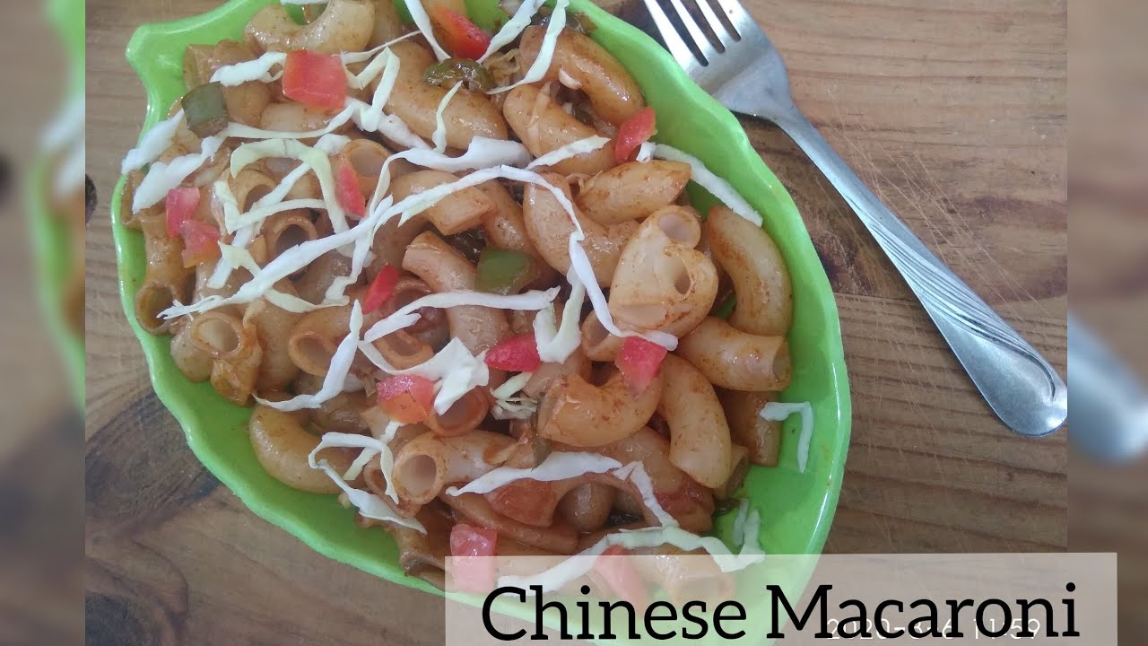 Chinese Macaroni Recipe | Easy and Tasty | Chinese Style Macaroni |At ...