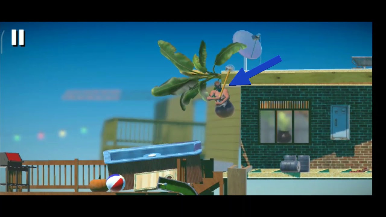 how to get shortcut in getting over it - YouTube