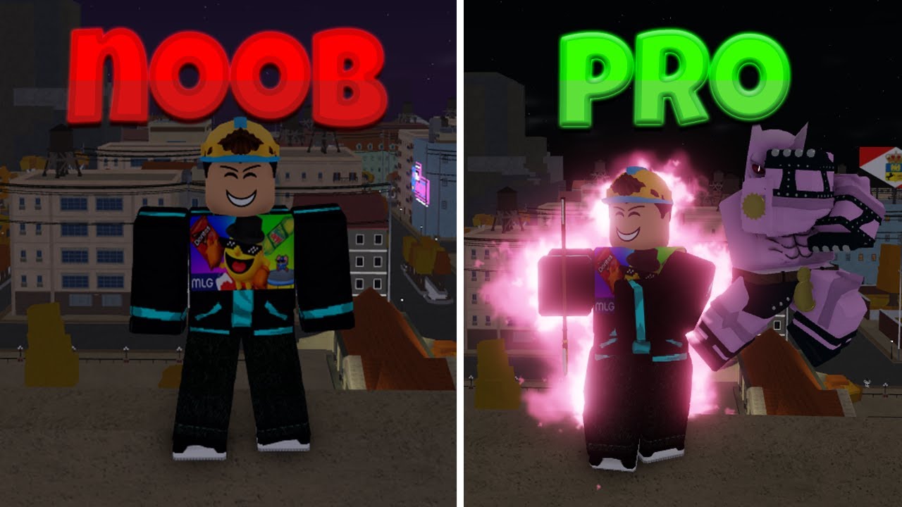 Your Bizzare Adventure Roblox: Noob To Pro In One Video (Roblox) - YouTube