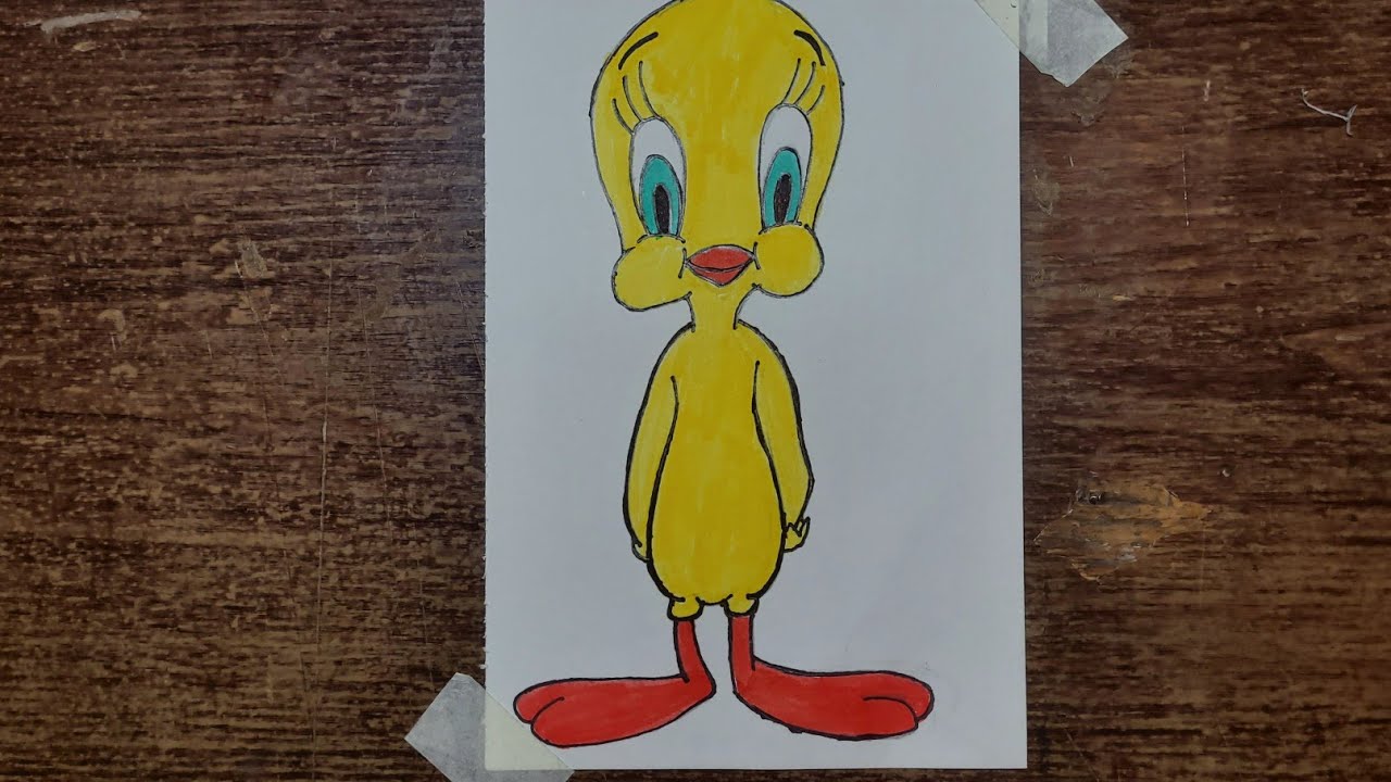 how to draw a cartoon || how to draw yellow cartoon || step by step ...