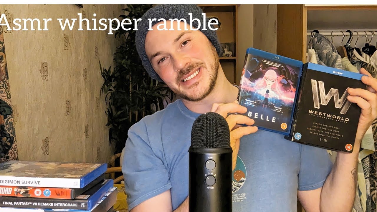 Male asmr whisper ramble - what I'm watching and playing in 2024🎮🎥😍 ...