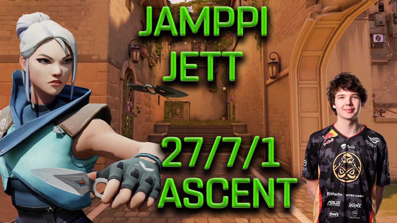 LIQUID JAMPPI - JETT - ASCENT - (27/7/1) - VALORANT POV - YouTube