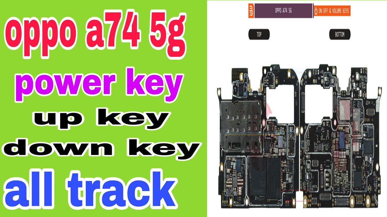 oppo a74 5g power key and volume up down key problem solution// all ...