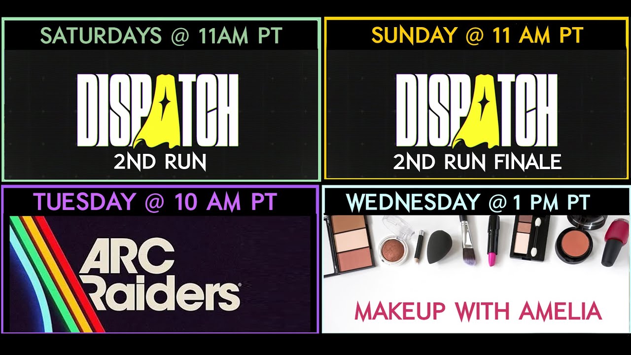 Dispatch FINALE 2nd Run, Episodes 6, 7 & 8 | Chat on Twitch.tv ...