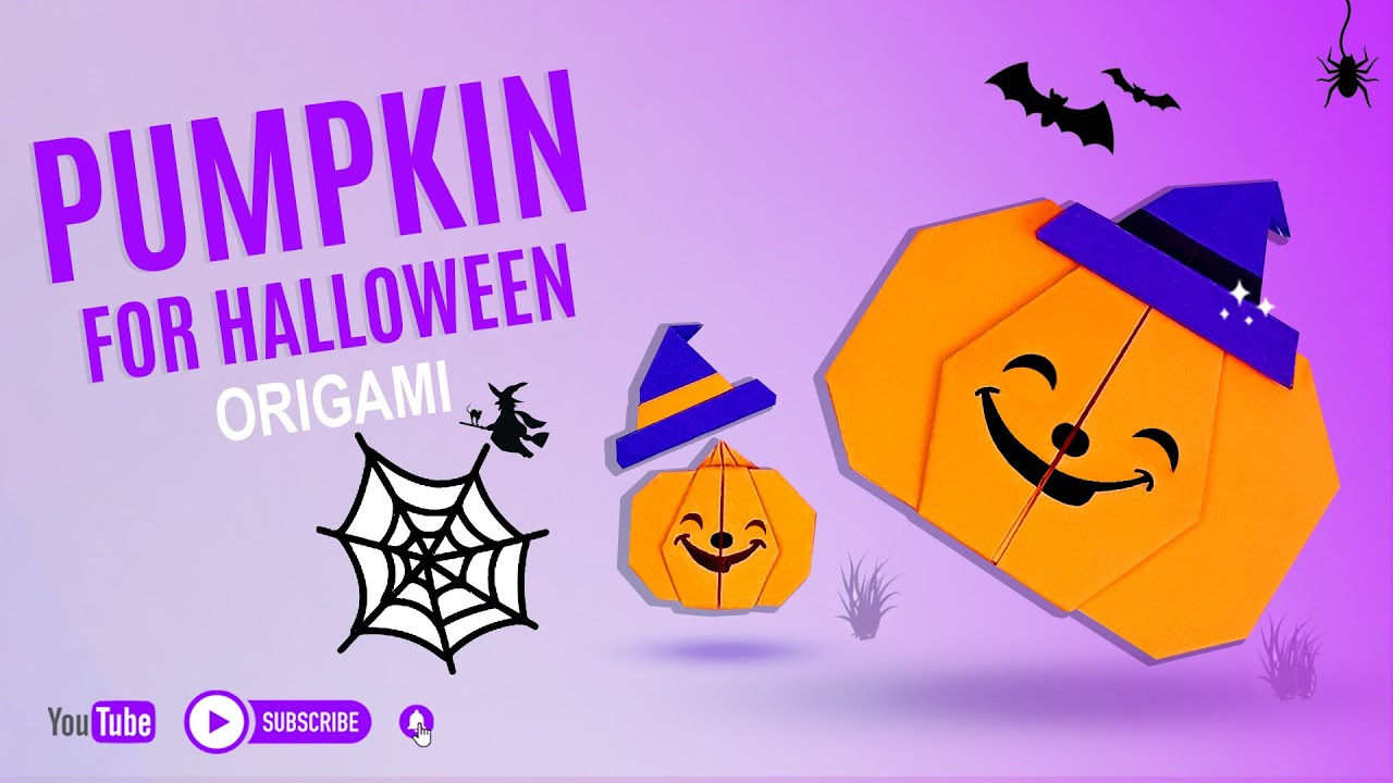 "How to Make a Halloween Pumpkin Origami – Magical Tricks for Halloween ...