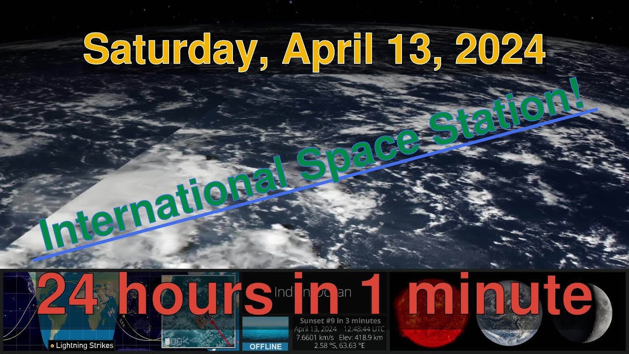 NASA Live Stream of Earth HD camera [04-13-2024] - Daily Time Lapse # ...