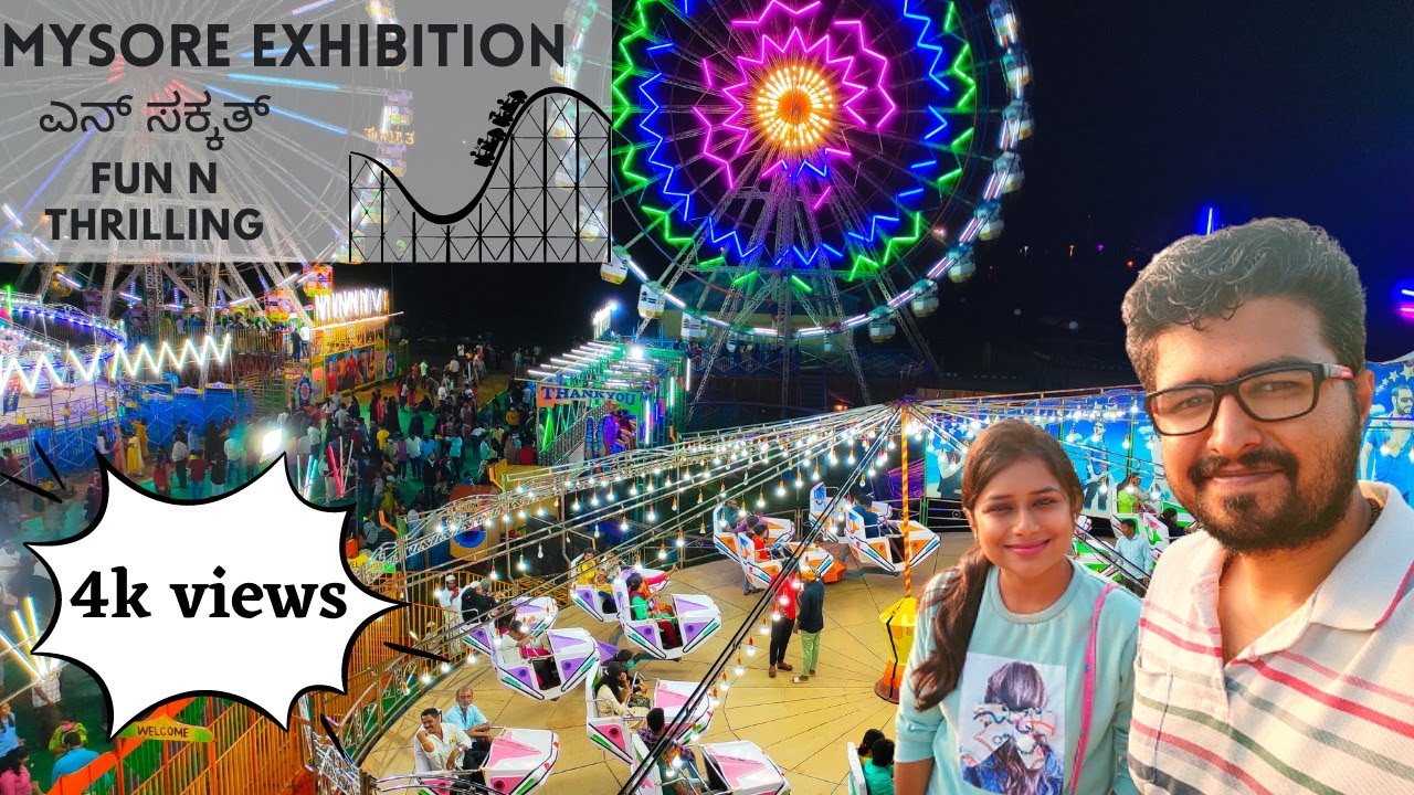 Mysore Exhibition| Thrilling Rides for kids, adults|#mysore # ...