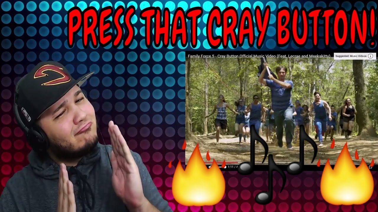 Family Force 5 - Cray Button Official Music Video (Feat. Lecrae and Meekakitty) REACTION ...