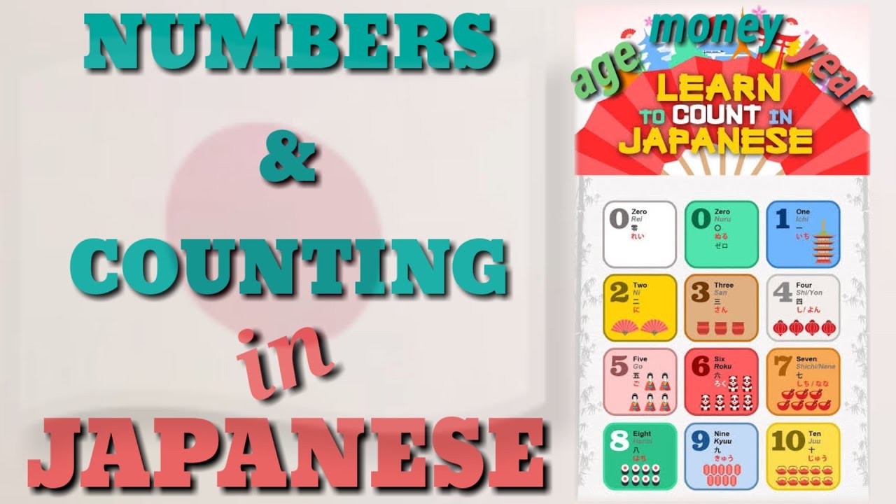 Numbers & Counting in Japanese | Learn How to Count Numbers in Japanese ...