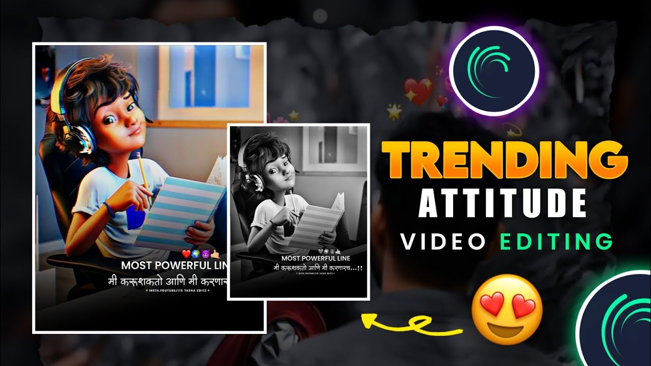 New Attitude Status Video Editing In Alight Motion | Instagram Boys ...