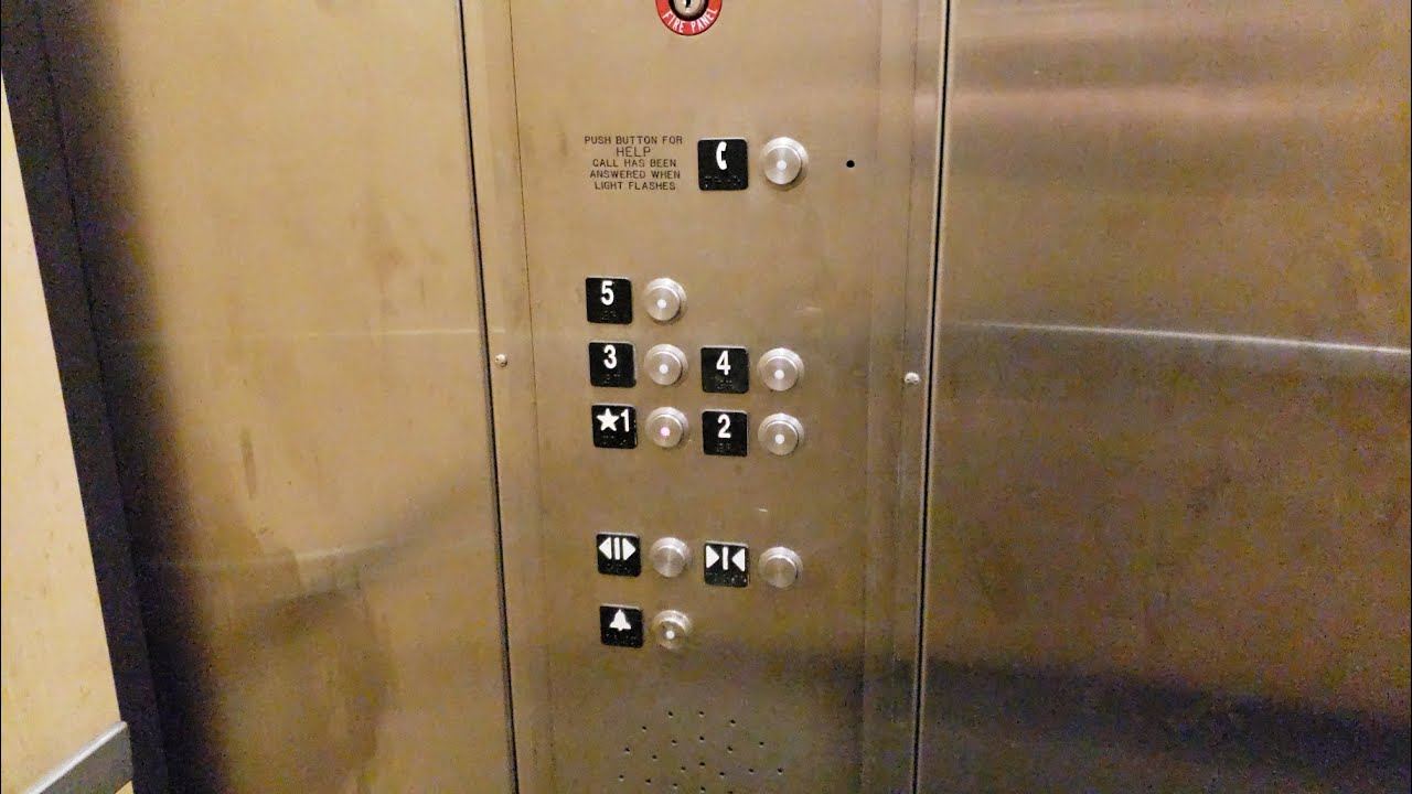 Schindler 330A Hydraulic Elevators @ Dearborn Town Center Parking Garage, Dearborn, MI - YouTube