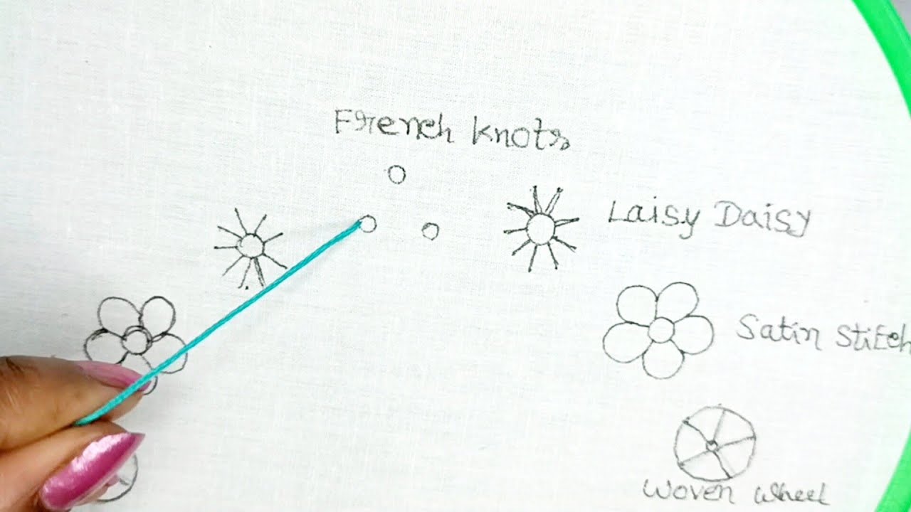 Simple and Easy Flower Designs for Beginners - YouTube