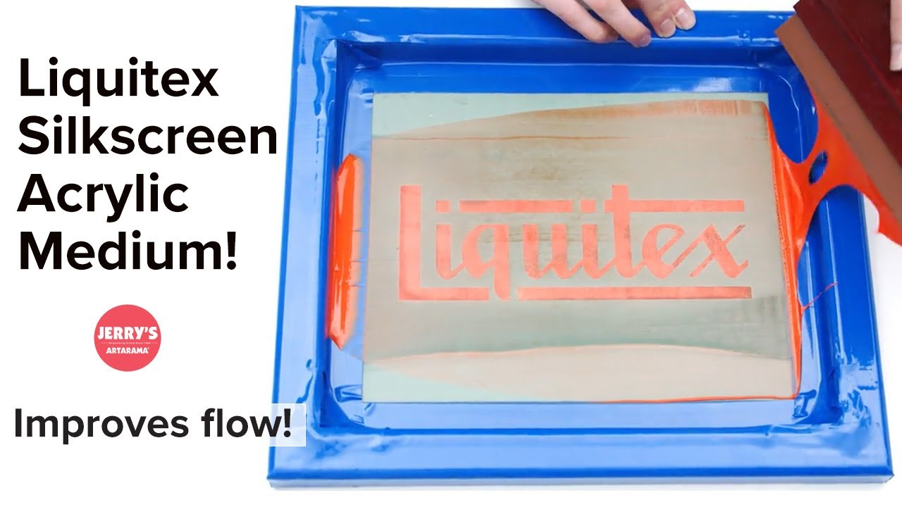 Can I Use Acrylic Ink For Silkscreening Yes With Silkscreen Medium By Liquitex YouTube can-i-use-acrylic-ink-for-silkscreening-yes-with-silkscreen-medium-by-liquitex-youtube