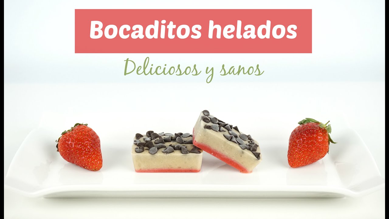 Bocaditos helados fáciles de hacer para el verano | Healthy ice cream ...