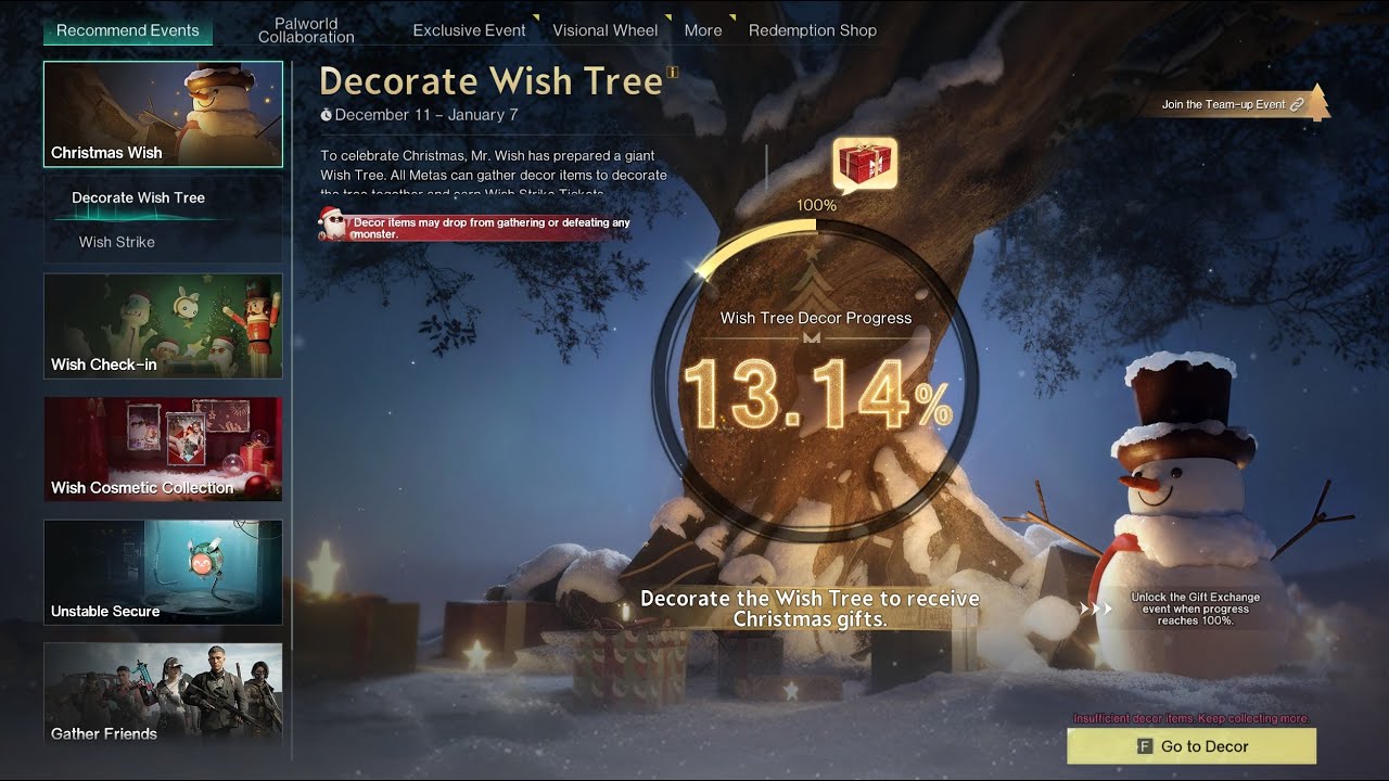 Once Human Decorate Wish Tree Christmas event song - YouTube