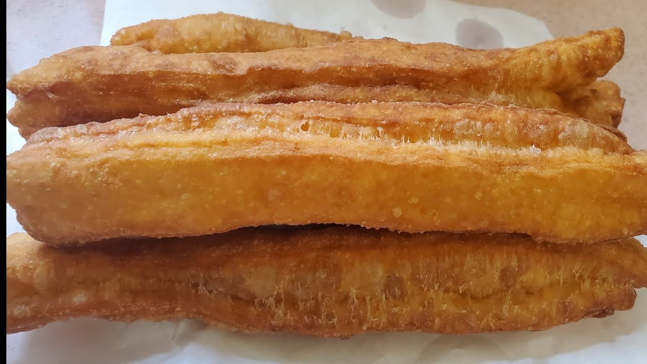 How Chinese Donut Sticks Are Made! {No Yeast No Oven} Chinese Donut ...