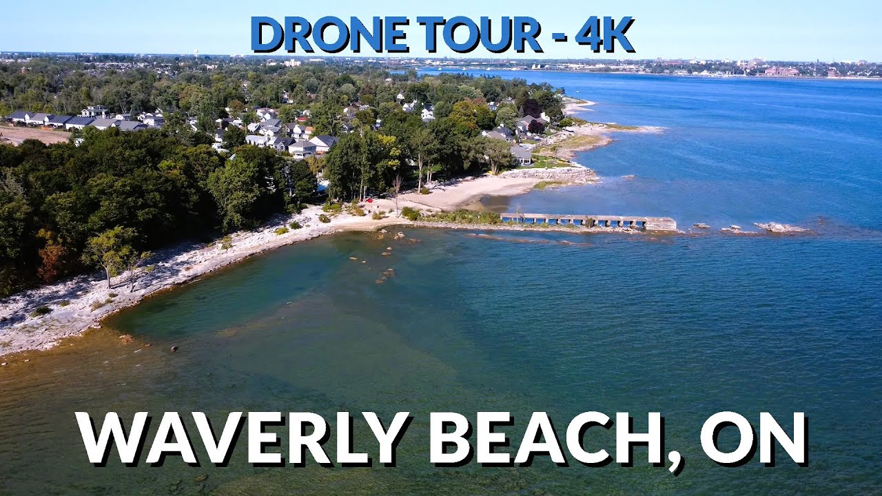 🏖️ Discover the Serenity of Waverly Beach, Fort Erie, Ontario! 🌊 | 4K ...