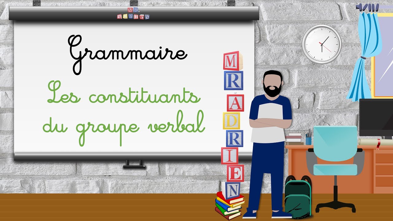 7 Les constituants du groupe verbal GV CM2 (5APG) - YouTube