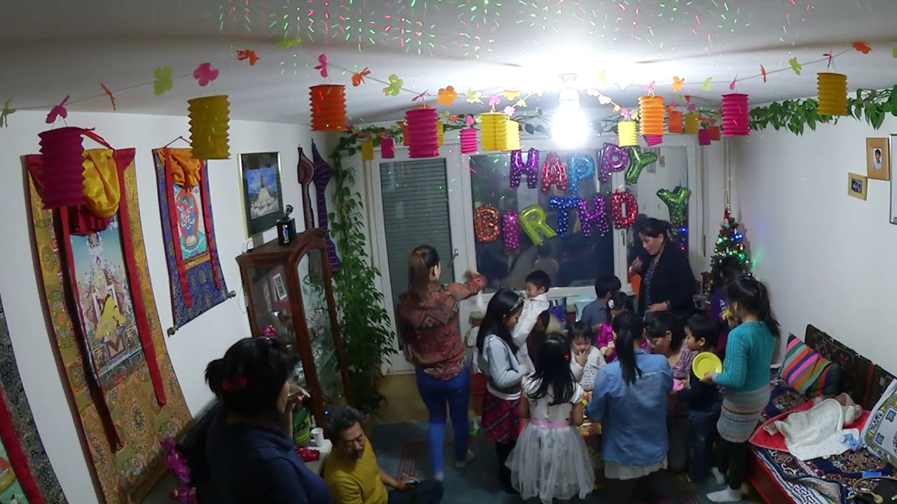 karma & Yangzom bday 4 & 7 years old - YouTube