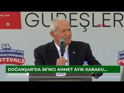 Doğanşar'da 56'ncı Ahmet Ayık Karakucak Güreşleri coşkusu