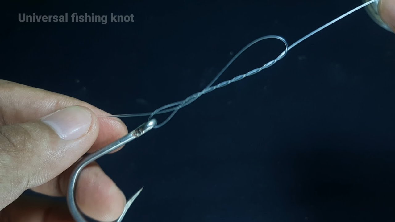 How to tie a fishook, fishing knot shorts - YouTube