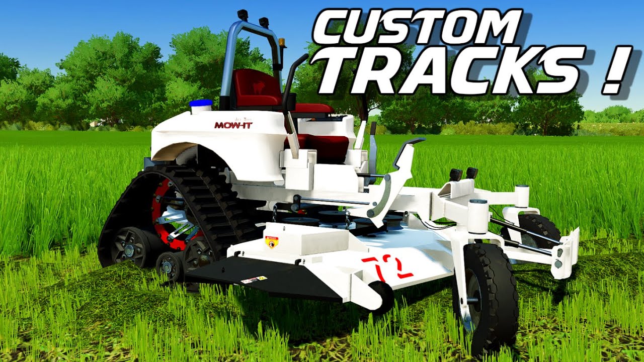 FS22 LIVE Modding - Zero Turn WITH TRACKS!!! | MOW-IT - YouTube