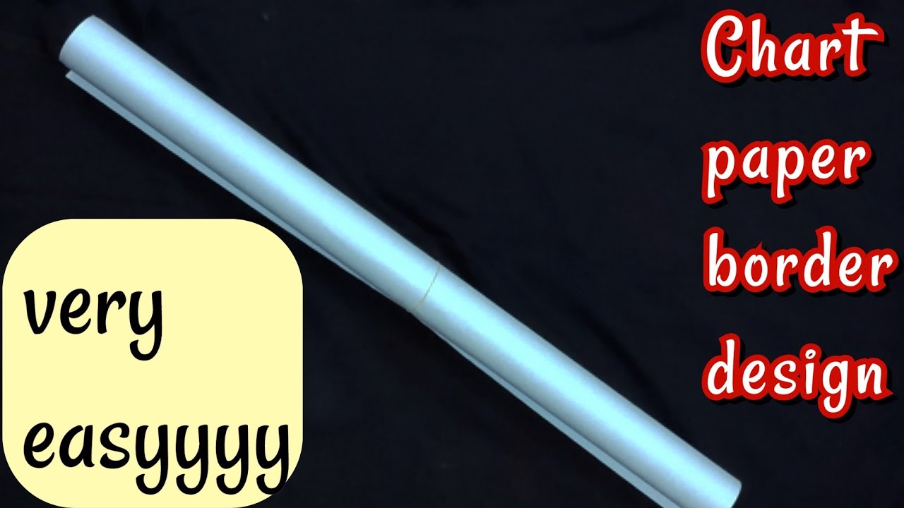 Chart paper border designs || Chart paper Border decoration || Chart ...