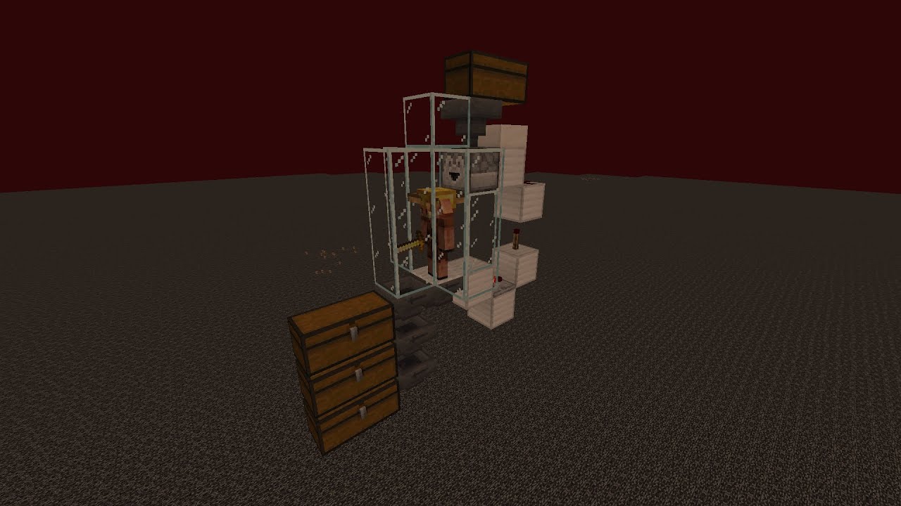 Minecraft 1 18+ Easy Piglin Bartering System - YouTube