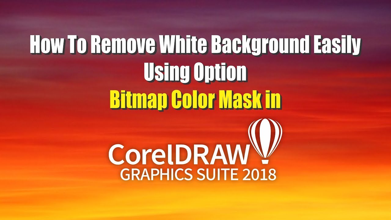 How to remove white background easily in CorelDraw 2018. Graphic Design ...