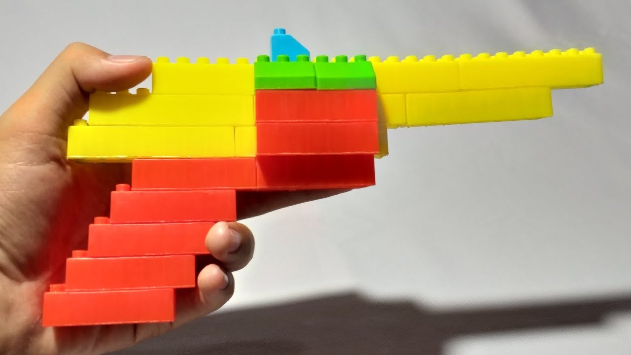Membuat Pistol Mainan dari LEGO || Lego Shotgun || Lego Blok - YouTube