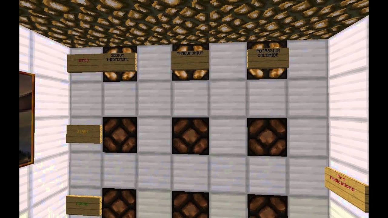 Minecraft Lethal Injection System - YouTube