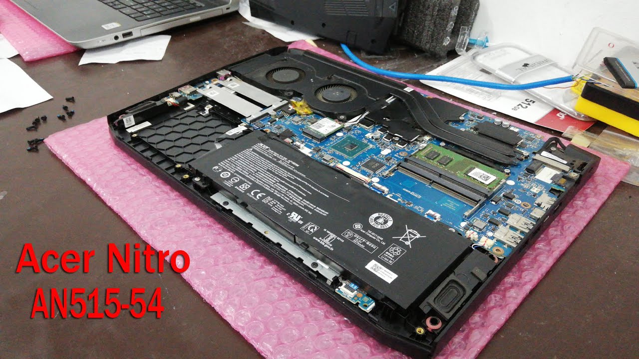 Acer Nitro AN515-54 No power in - YouTube