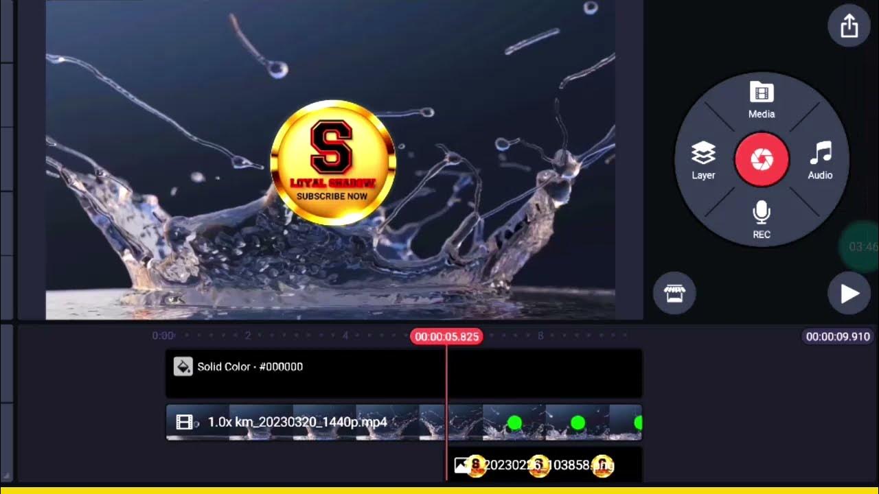 Amazing Water Intro for YouTube Videos in Kinemaster - Step-by-Step Tutorial | #intro # ...