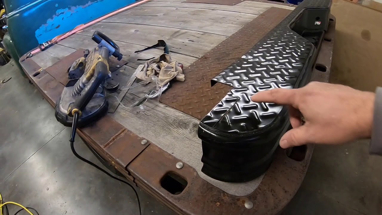 Custom Bumper Install On A Square Body S10 - YouTube