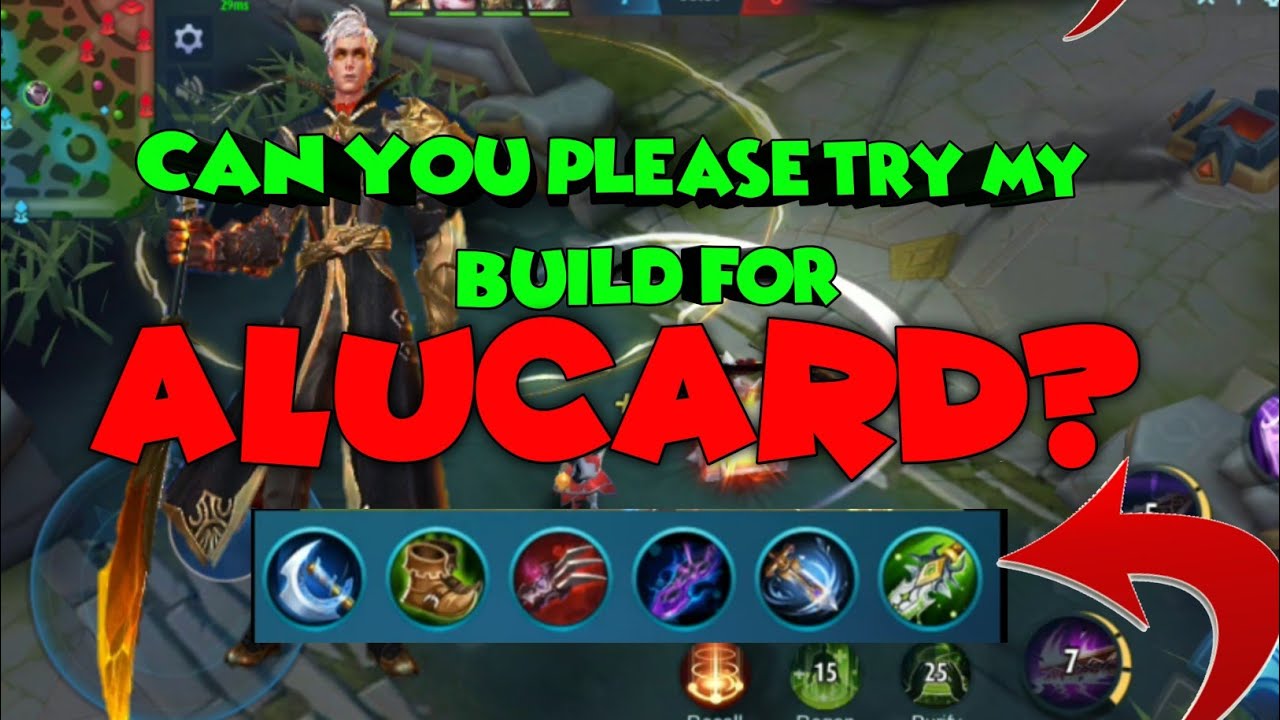 Can you please try this build? Alucard build and gameplay - YouTube