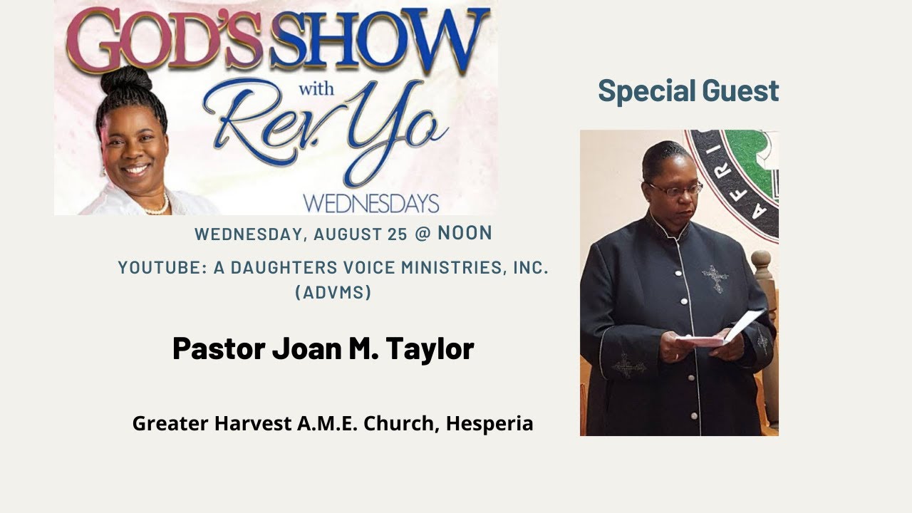 #29 Pastor Joan Taylor - YouTube