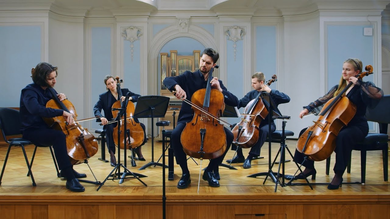 DVORAK - Cello Concerto in B minor (arrangement for 5 cellos) ILIA ...