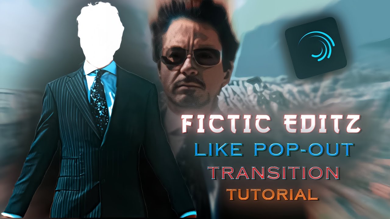 FicTic Like Pop Up Cutout Transition Tutorial | Alight Motion (+preset ...